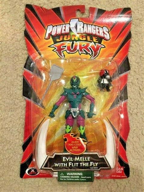 Power Rangers Jungle Fury Evil Melle With Flit The Fly 2008 Unopened