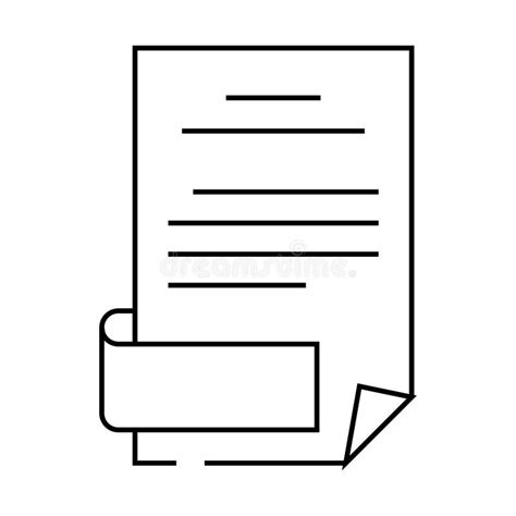 Open Folder Line Icon Illustration Stock Illustration Illustration Of Hand Database 331875980