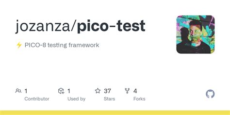 GitHub Jozanza Pico Test PICO Testing Framework