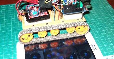 Hobby Witch Arduino Bluetooth Tracked Robot Via Android Application