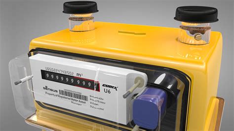 Gas Meter Sensus G4 U6 L046 3d Model 170 Unknown C4d Free3d