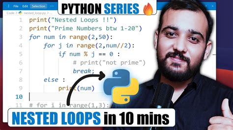 Python Nested Loops Explained In 10 Mins Python 100 Days Series 🔥 Youtube