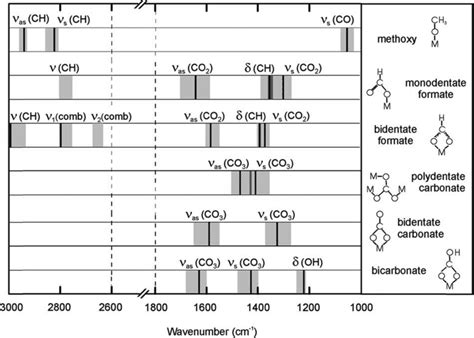 Ftir Correlation Chart Of Some Surface Intermediates Species In