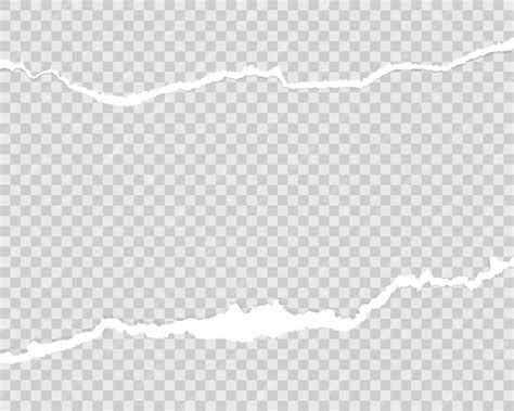 찢어진 종이 스트립 프리미엄 벡터