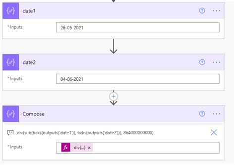 solved calc difference between 2 date strings power platform community