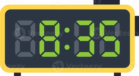 Alarm Clock Flat Color 18925159 Png