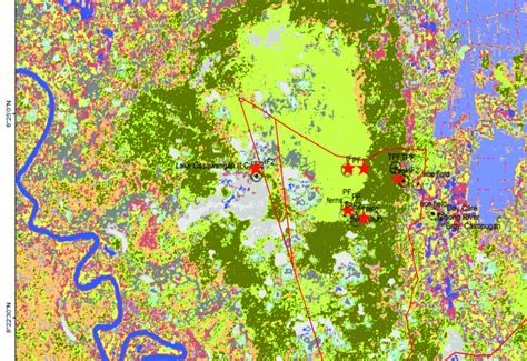 Relative Positions Of Nested Plots Across The Transect Line In