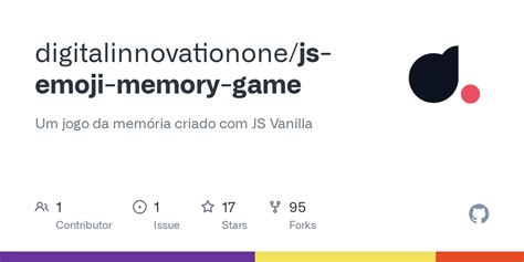 Github Digitalinnovationone Js Emoji Memory Game Um Jogo Da Mem Ria Criado Js Vanilla