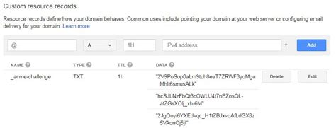 Manual DNS Method Authorisation Failing Question Certify The Web Support Community