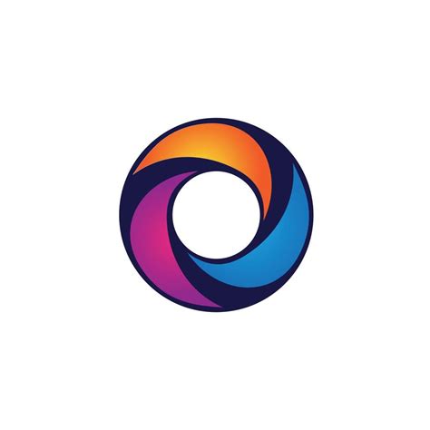 Letter O Circle Logo Design Multicolor Letter Icon Vector Template 19578866 Vector Art At Vecteezy