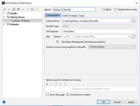Installing A Server In IntelliJ IDEA Liferay Help Center