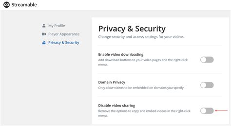 Video Privacy Streamable