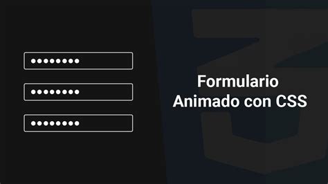 Cómo Hacer Un Formulario Animado Transiciones Con Css Youtube