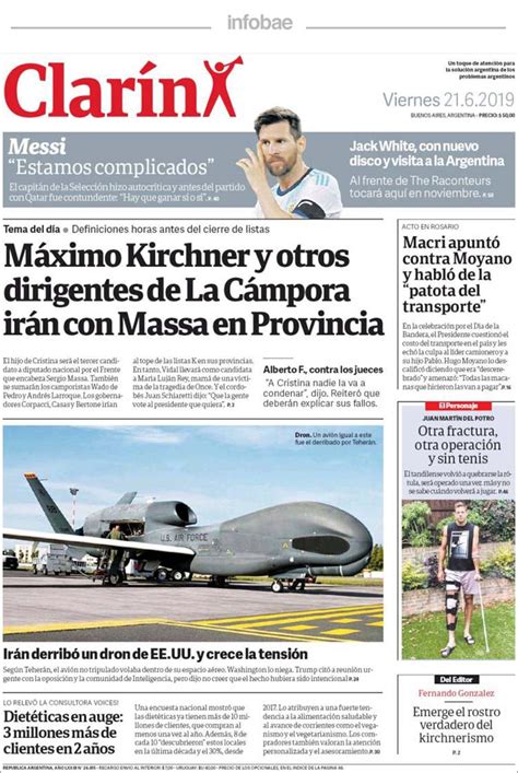 Clarín Argentina Viernes 21 De Junio De 2019 Infobae