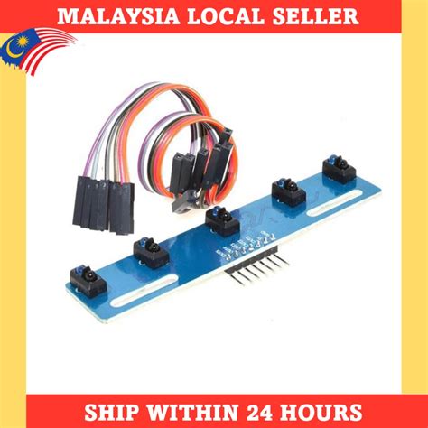 Way Tracking Sensor Module Infrared Sensor TCRT Channel Line