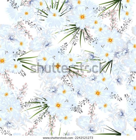 완벽한 꽃 패턴 벡터 배경 직물 스톡 벡터로열티 프리 2242521273 Shutterstock