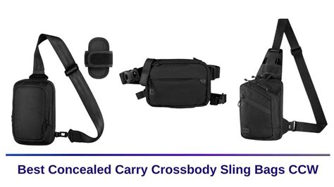 Best Concealed Carry Crossbody Sling Bags Ccw For Everyday Carry Edc