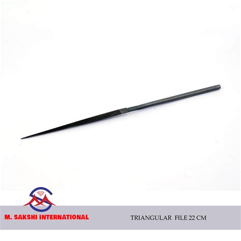 Fin0045 Triangular File 22cm M Sakshi International