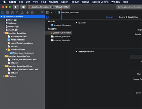 Quality Assurance Handbook Tools Using Xcode Location Mocking