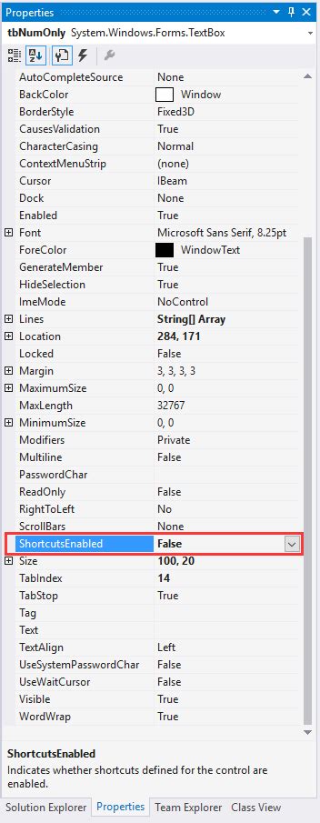 WinForm Application Confine The Textbox Only To Take Numeric Inputs