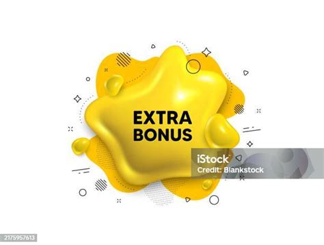 추가 보너스 제공 기호 특별 선물 프로모션 표시 추상 액체 3d 모양입니다 벡터 3차원 형태에 대한 스톡 벡터 아트 및 기타