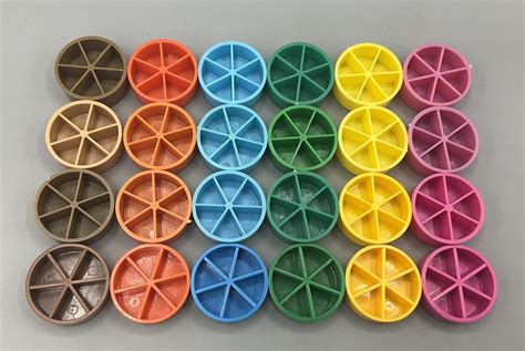 vintage trivial pursuit 4 sets game pieces 24 pies and 144 wedges vgc lot crafts ebay