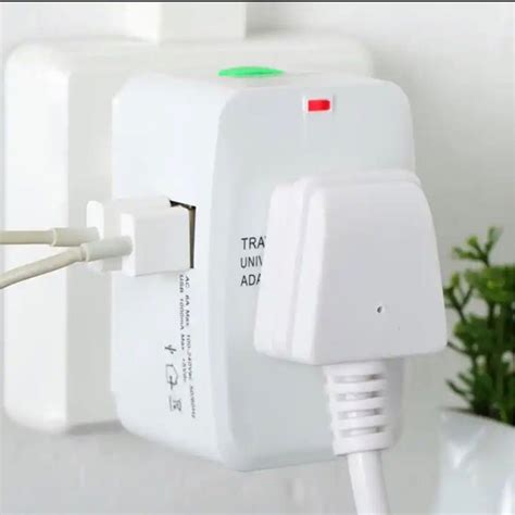 Universal Travel Plug Adapter 2 Usb Port World Travel Ac Power Charger Adapter Au Us Uk Eu