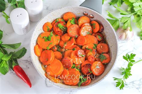 Жареная морковь с чесноком — рецепт с фото пошагово