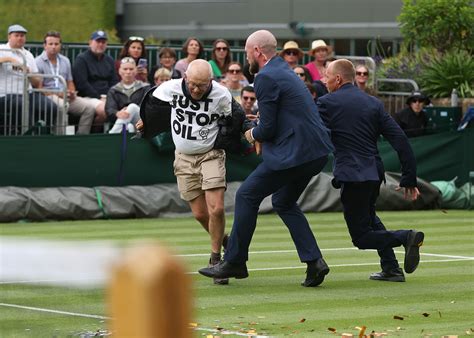 2023 Wimbledon Halted After Protestors Throw Puzzle Onto Court