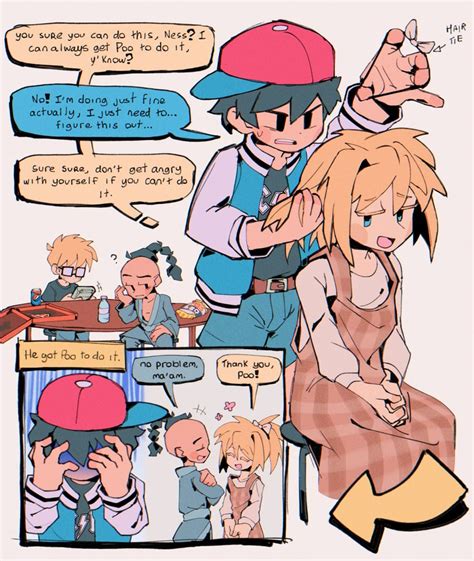 Ness Paula Jeff Andonuts And Poo Mother And More Drawn By Seastargazer Danbooru