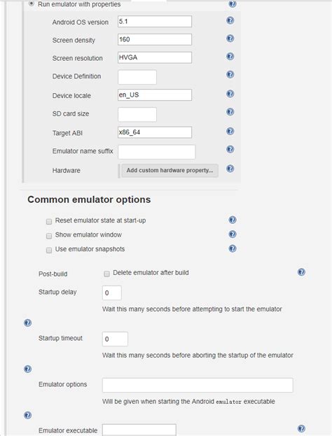 Jenkins How Do You Get Deviceid Using The Android Emulator Plugin