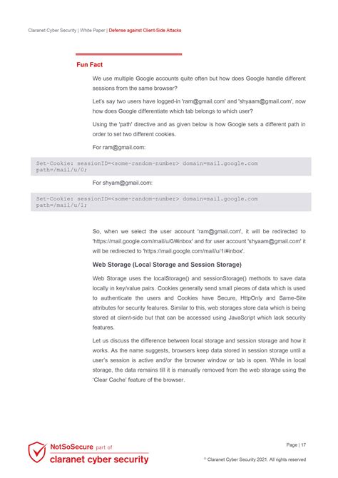 Defense Against Client Side Attacks Notsosecure