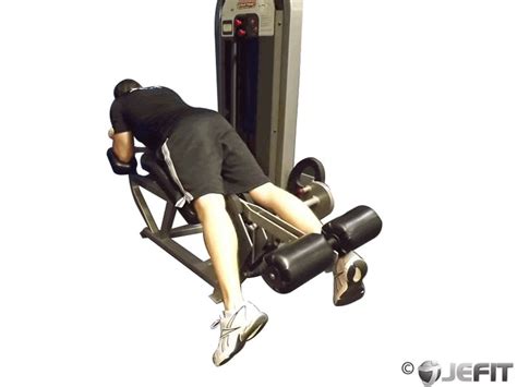 Machine Single Leg Curl JEFIT