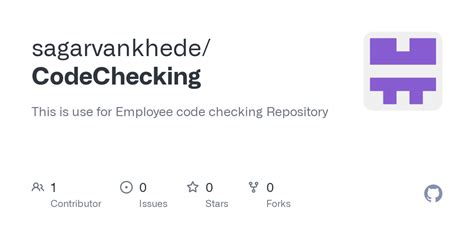 Github Sagarvankhedecodechecking This Is Use For Employee Code