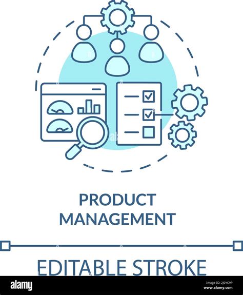 Product Management Turquoise Concept Icon Stock Vector Image And Art Alamy