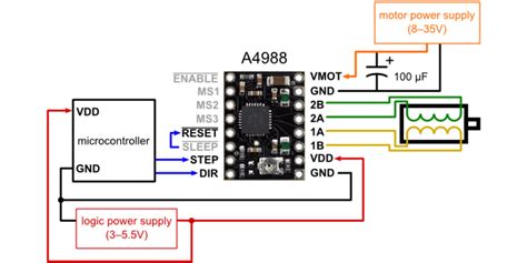 Драйвер A4988 Nema 17 Аппаратная платформа Arduino