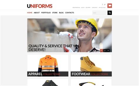 Free Working Clothes Woocommerce Theme Templatemonster