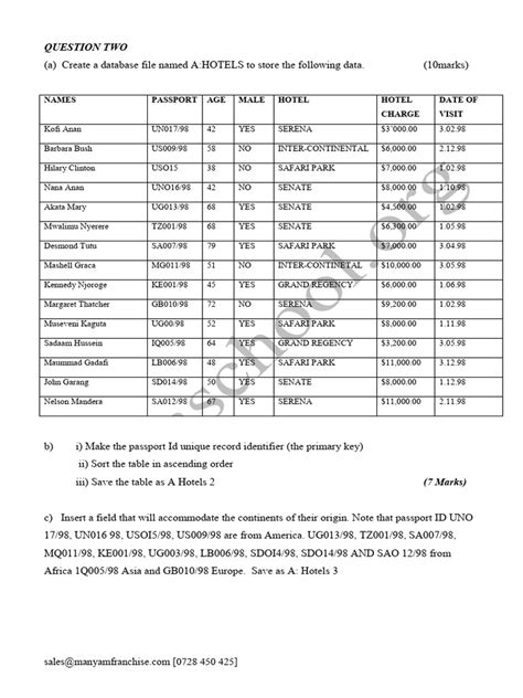 Database 4 Practical Questions Pdf Information Science