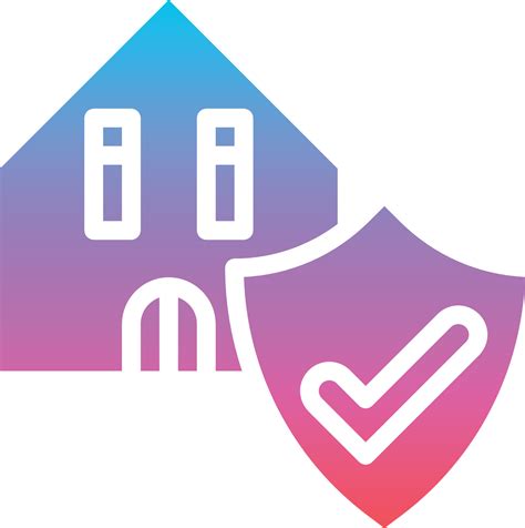 Guard House Protection Security Secure Gradient Solid Icon 14055880