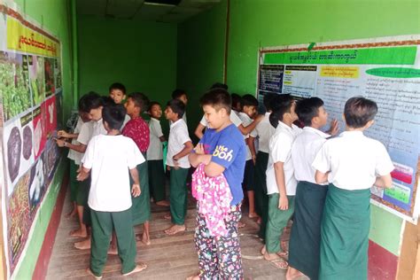 ဖြူးမြို့နယ်၊ ဖြူးမြို့ မ ၁ အခြေခံပညာမူလတန်းလွန်ကျောင်းရှိ ကျောင်းသား ကျောင်းသူများအား