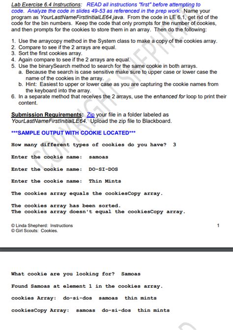 Solved Lab Exercise 64 Instructions Read All Instructions