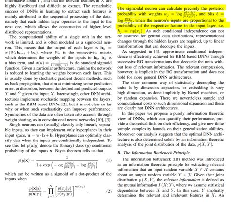 Classification Sigmoidal Neuron Linear Separability Cross Validated