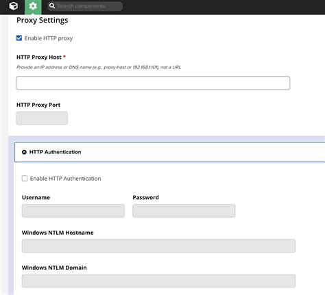 Request And Proxy Settings