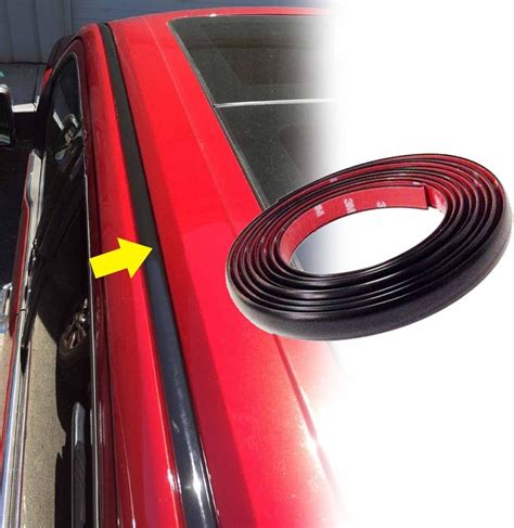 Roof Top Trim Molding Kit Black Compatible With 2004 2005