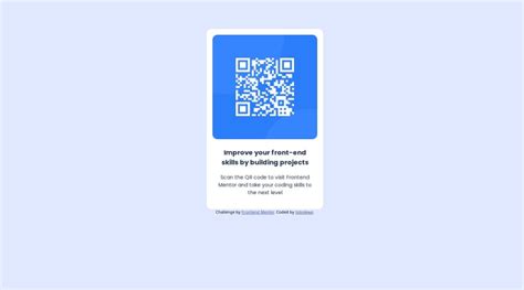 Frontend Mentor Qr Code Challenge Html And Css Coding Challenge