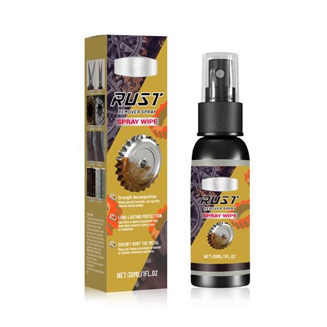 1 Fl Oz Metal Rust Removal Spray Fast Dissolving Corrosion Stain Cleaner Safe For Stainless