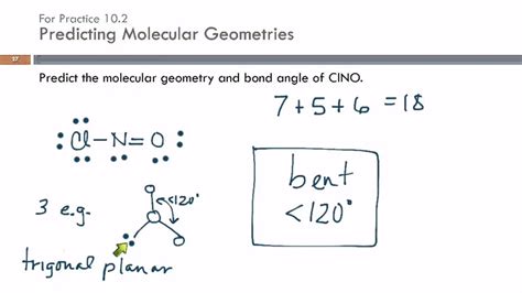 Determine The Geometries Using Vsepr Theory State The