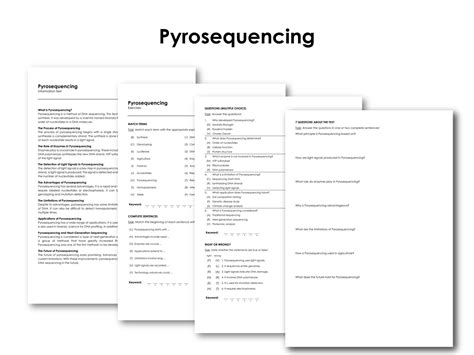 Pyrosequencing Made By Teachers