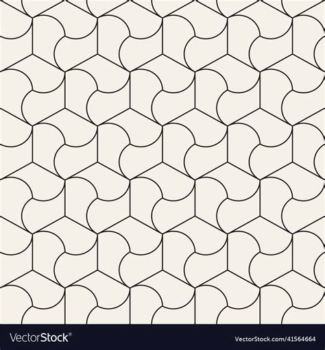 Seamless Pattern Repeating Geometric Elements Vector Image