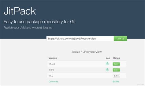 Android 使用jitpack发布你的github开源库jdsjlzx的技术博客51cto博客
